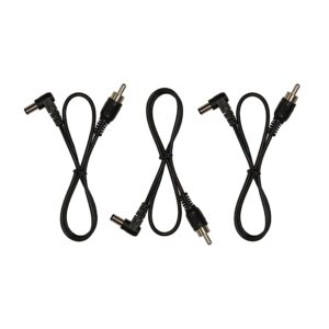 kurrent electric (3) pack of effects pedal dc power cables for cioks & eventide power supplies