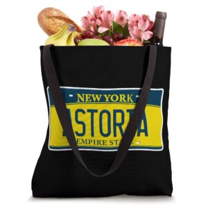 Astoria Queens NY New York Neighborhood License Plate Tote Bag