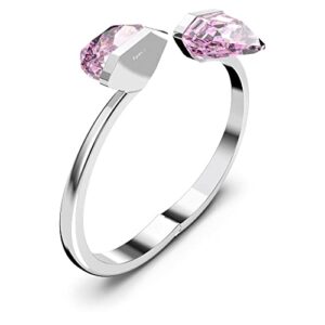 SWAROVSKI Lucent Bangle, Pink, Rhodium Finish