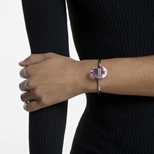 SWAROVSKI Lucent Bangle, Pink, Rhodium Finish