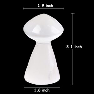 JIC Gem USB Selenite Lamp Hexagonal Crystal Points Selenite Tower Lamp Morocco Skyscraper 4 Inch with Wooden Light Stand Base