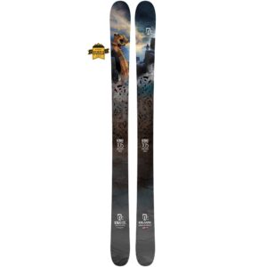 icelantic men's all-mountain freeride lightweight 21/22 nomad 105 alpine skis for intermediate level, 171