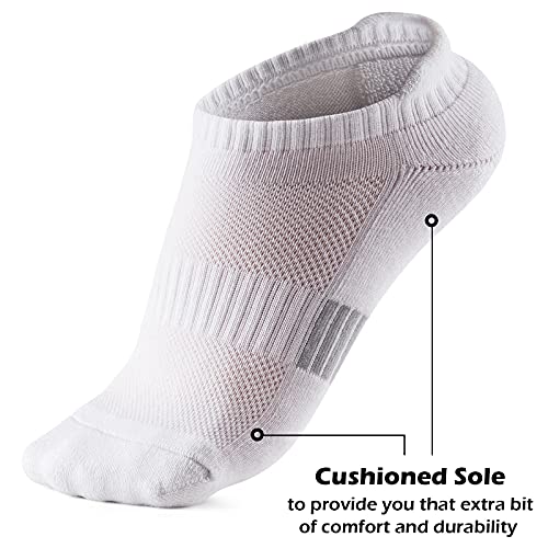 Gonii Ankle Socks Womens Running Athletic No Show Socks Cushioned 5-Pairs