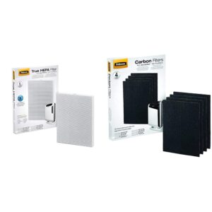 fellowes aeramax 290/300/dx95 purifiers true hepa air filter and carbon filters for aeramax air purifiers