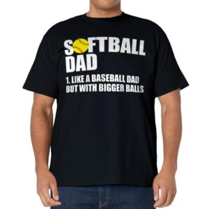 Softball Dad Definition Funny T-Shirt