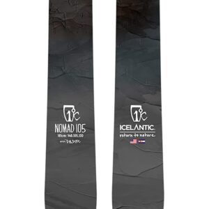 Icelantic Men's All-Mountain Freeride Lightweight 21/22 Nomad 105 Alpine Skis for Intermediate Level, 171