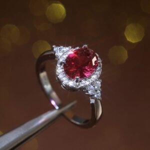 schzbsp s925 sterling silver classic crystal gem engagement ring with sparkling cz diamond ring temperament female ruby ring luxury jewelry birthday gift (8)