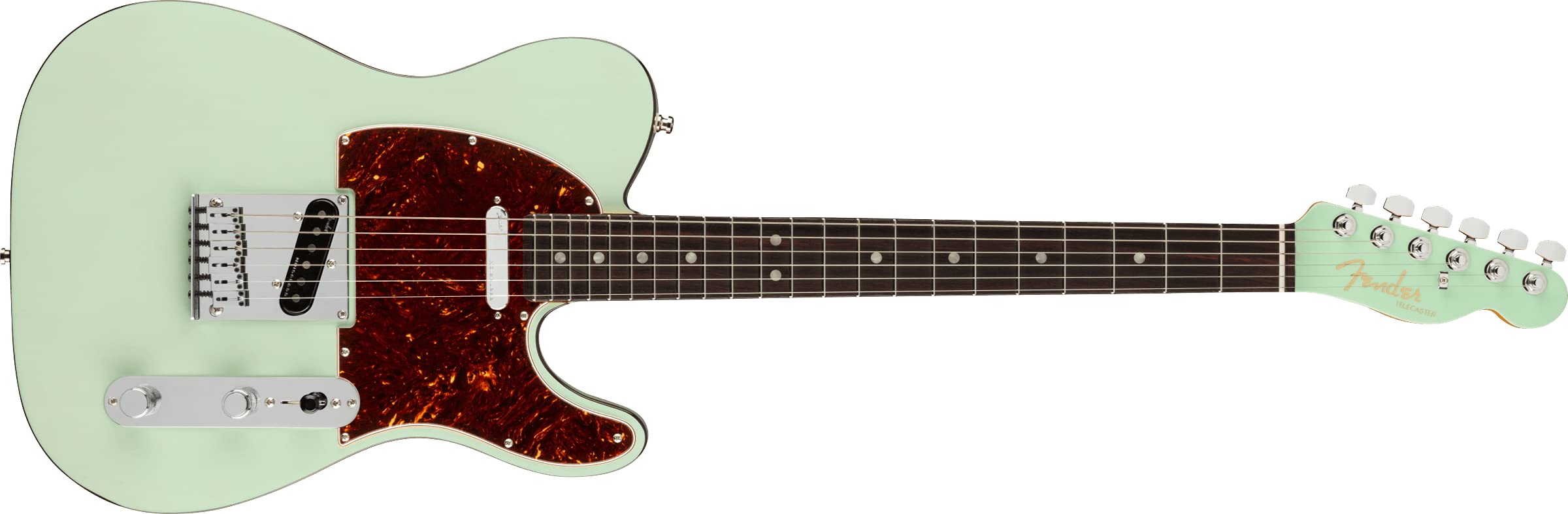 Fender American Ultra Luxe Telecaster - Surf Green with Rosewood Fingerboard