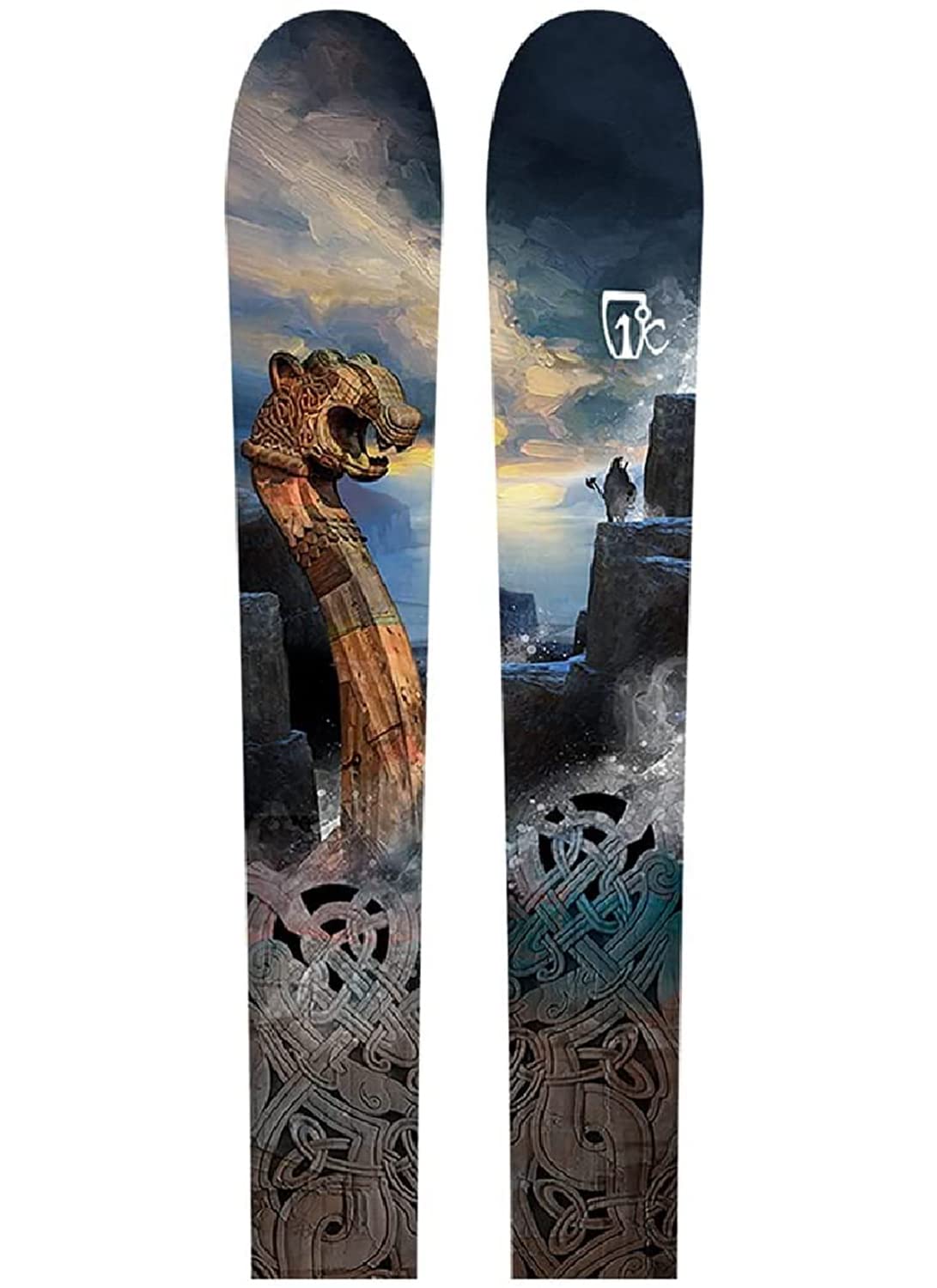 Icelantic Men's All-Mountain Freeride Lightweight 21/22 Nomad 105 Alpine Skis for Intermediate Level, 171