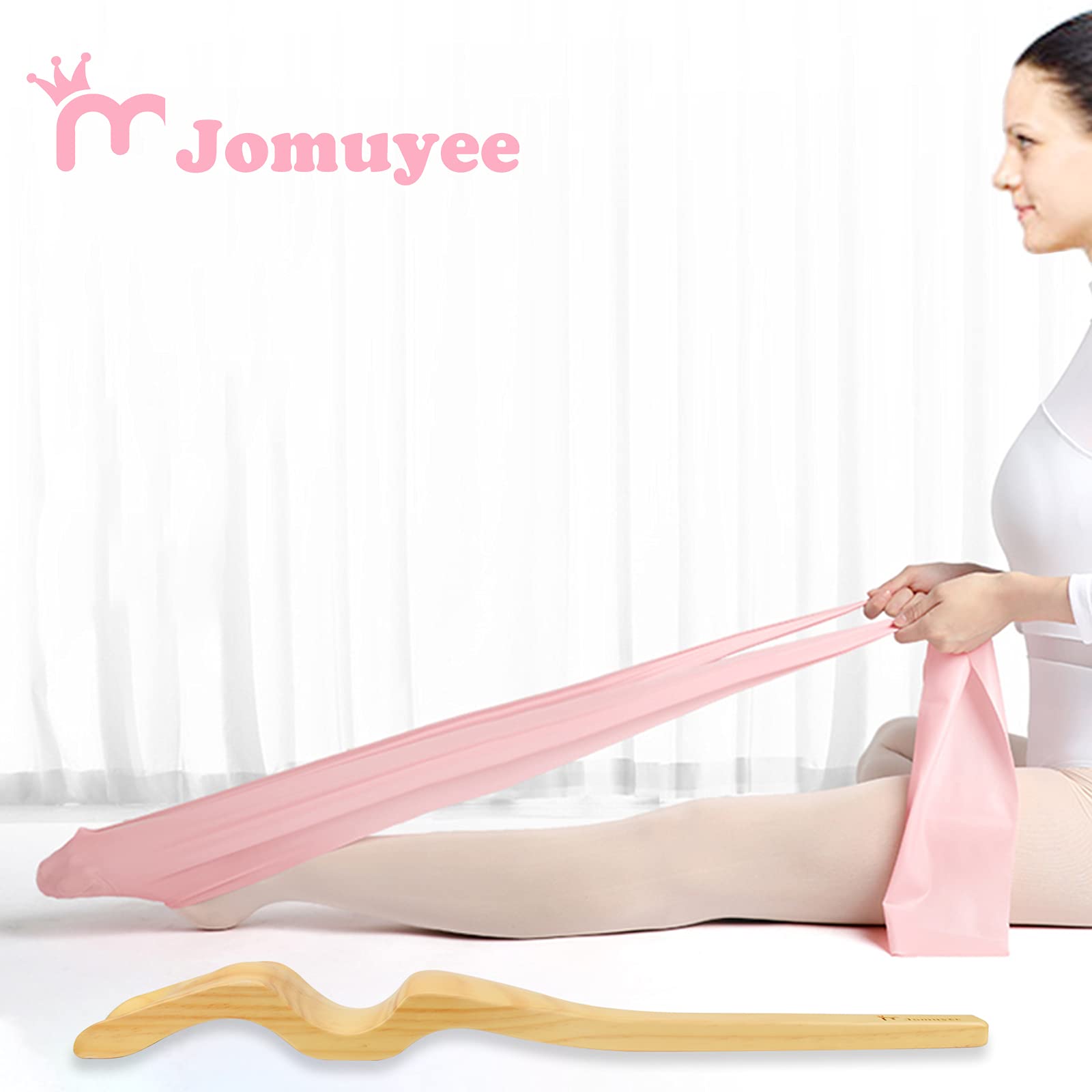 Jomuyee Ballet Foot Stretcher Set Original Pine Dance Feet Arch Enhancer for Dancer, Gymnastics, Yoga People