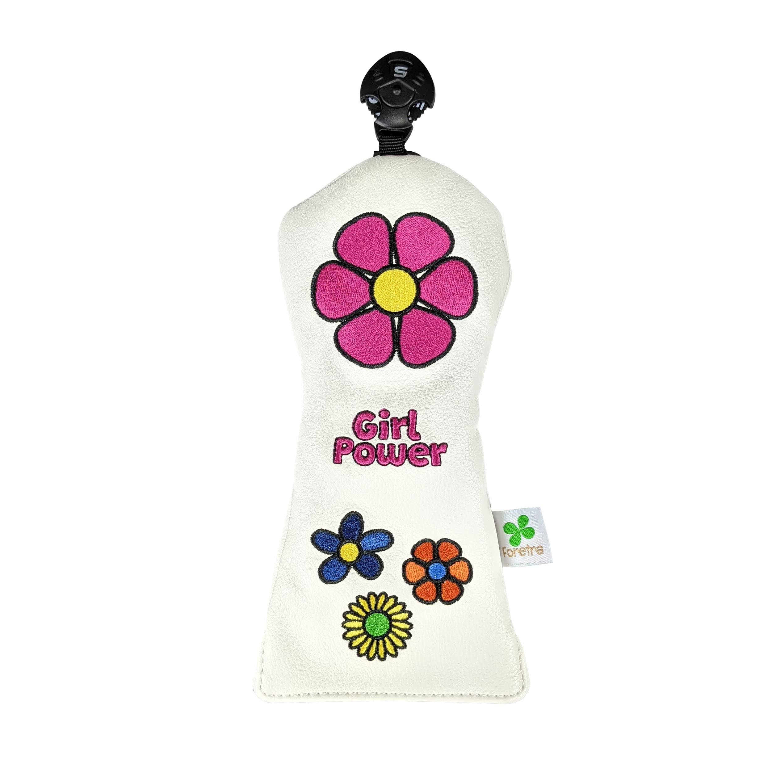 Foretra - Limited Edition Girl Power Hybrid Headcover - Tour Quality Golf Club Cover - Style and Customize Your Golf Bag