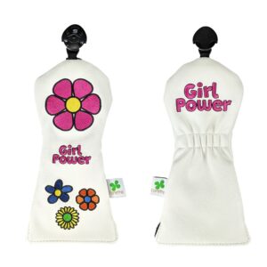 Foretra - Limited Edition Girl Power Hybrid Headcover - Tour Quality Golf Club Cover - Style and Customize Your Golf Bag