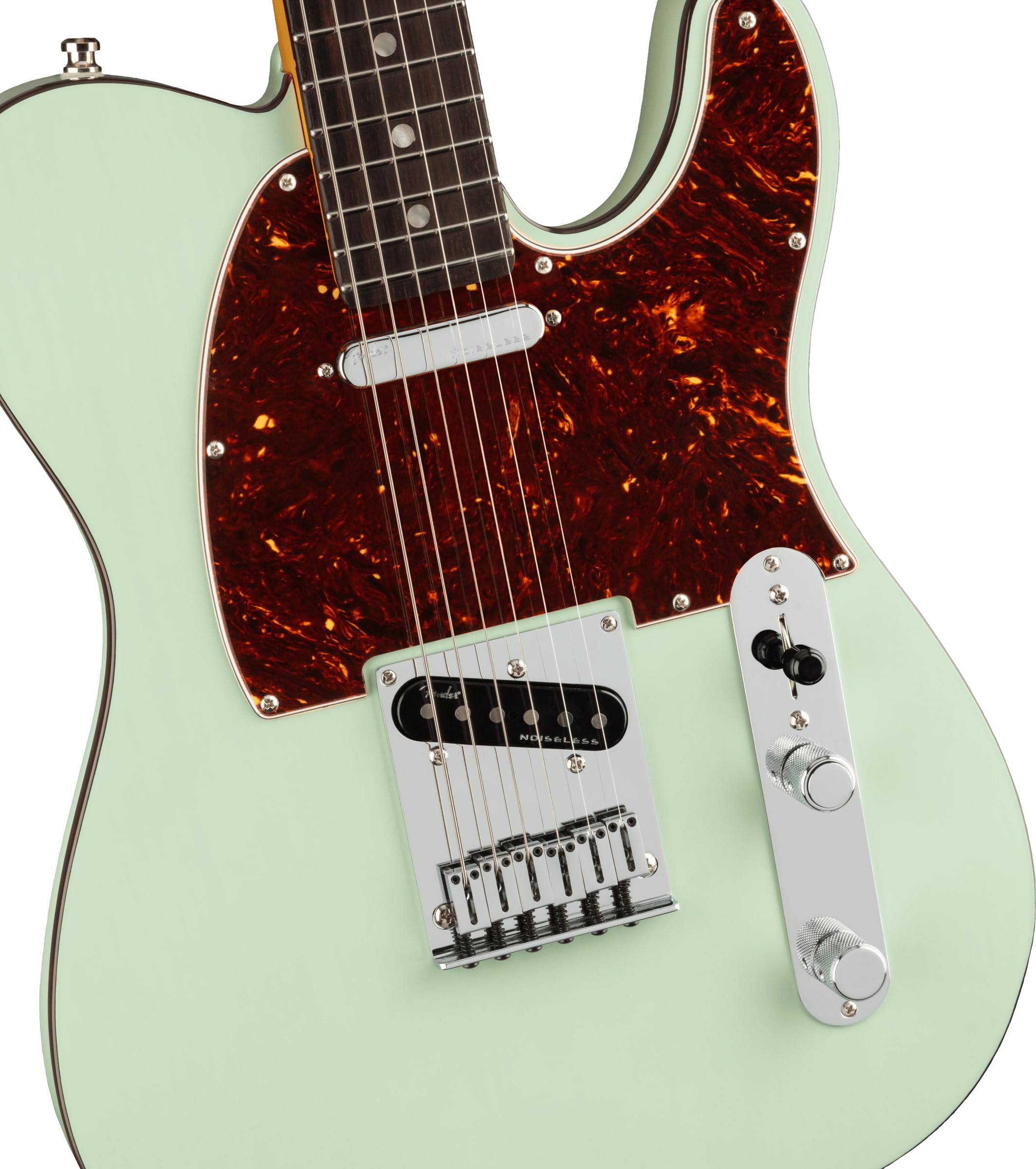 Fender American Ultra Luxe Telecaster - Surf Green with Rosewood Fingerboard