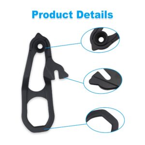 JDMON Compatible with Heavy Duty Front Tow Hooks with Hardware Dodge Ram 1500 2019 2020 2021 Replaces 68272944AB 68272945AB