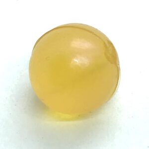 bnr tackle sbyr8 soft beads, 8mm, yeller roe, neutral buoyancy, 15/pack