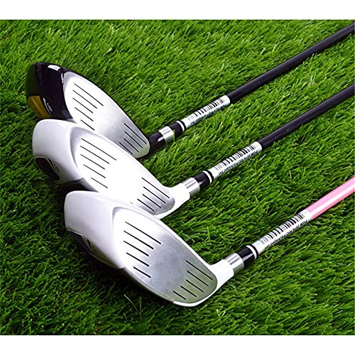 Wood Golf Club Kids 1# Golf Clubs Rod Golf Wood Driver Fairway Woods Junior Golf Putter 32''-36'' for 3-12 Years Old Girls Boys (White&Pink,32'' for 3-5Y)