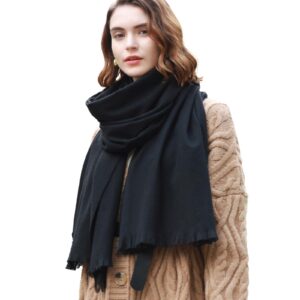 riiqiichy pashmina shawl wraps for women scarf for wedding large winter black scarves soft shawls and wraps for evening dresses