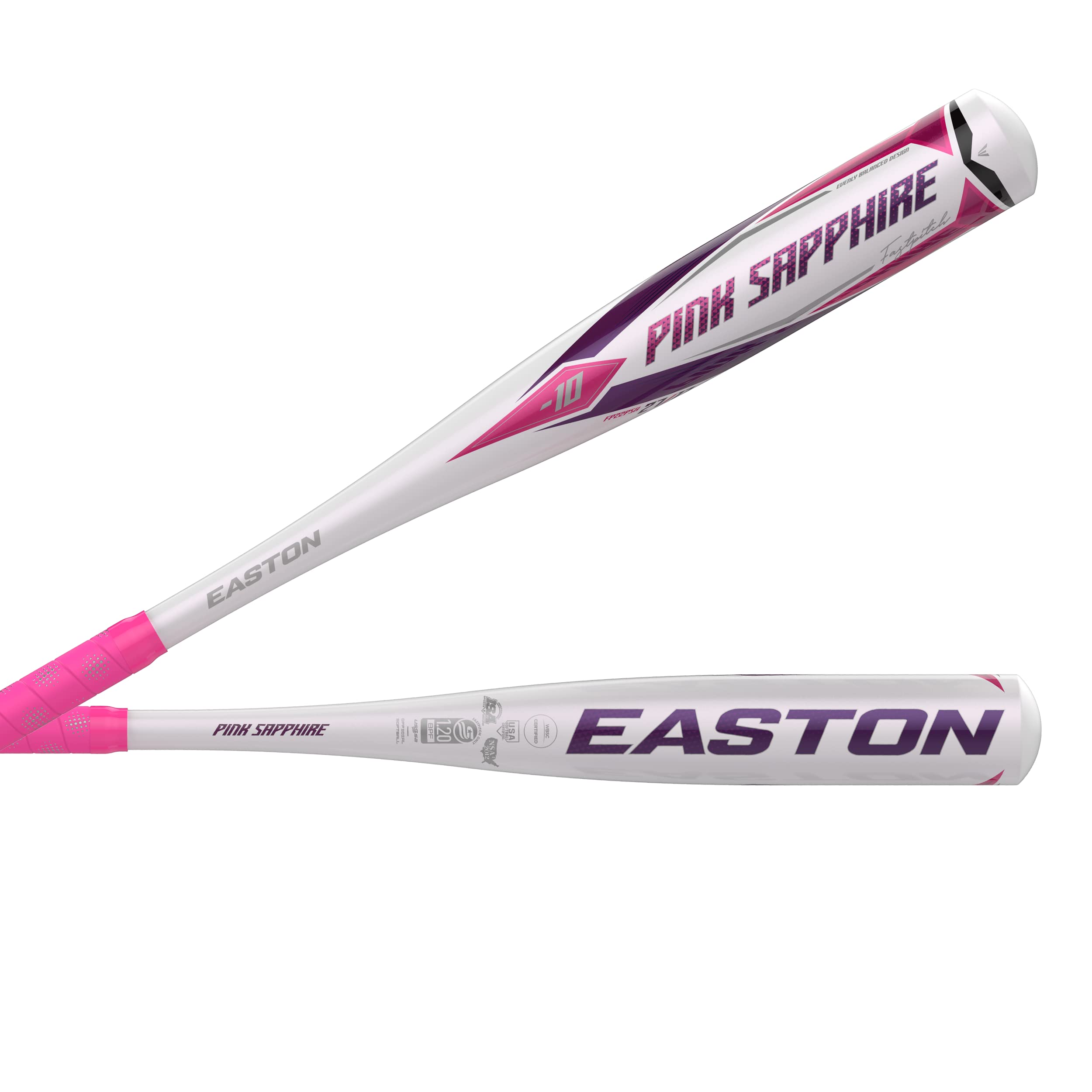 Easton | PINK SAPPHIRE Fastpitch Softball Bat | -10 | 27"