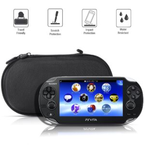 CHENLAN Storage Case for PS Vita 1000 2000 Carrying Case Compatible for PS Vita, PS Vita Slim, PS Vita Waterproof Shockproof Storage Travel Bag Travel Carrying Case Pouch Bag Kit