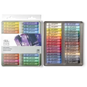 winsor & newton professional soft pastels, set of 30