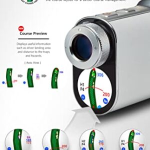 Voice Caddie SL2 Golf GPS Laser Rangefinder | Distance Measuring Flag Pole Locking Vibration | Slope Mode Tournament Switch | Continuous Scan | 6X Magnification | 1,000 Yards | USB Rechargeable