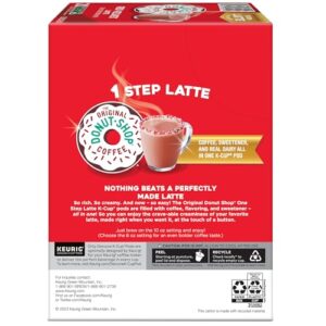 The Original Donut Shop One-Step Red Velvet Latte, Keurig Single Serve K-Cup Pods, 20 Count