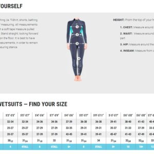 BARE 5MM Evoke Women's Wetsuit | Warmest Women's Wetsuit Within BARE Lineup | Full Stretch Neoprene Combined with a Unique Graphene Omnired Fabric | Comfortable | Great for Scuba Diving | Black 02