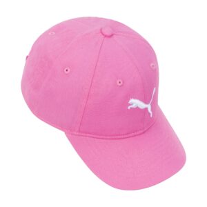 PUMA Kids' Youth Adjustable Cap, Pink, One Size