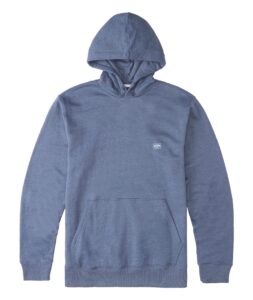 billabong boys classic pullover hoodie sweatshirt, slate blue, large