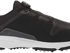 Skechers Men's Torque Twist Waterproof Golf Shoe, Black, 9 Wide