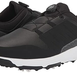 Skechers Men's Torque Twist Waterproof Golf Shoe, Black, 9 Wide