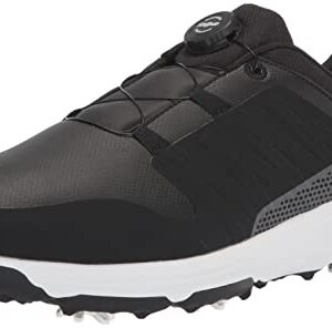 Skechers Men's Torque Twist Waterproof Golf Shoe, Black, 9 Wide