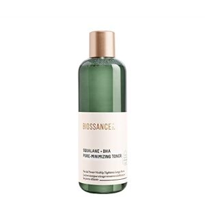 biossance squalane + bha pore minimizing toner. get visibly clearer, smaller-looking pores. gently exfoliates and hydrates for smooth, refreshed skin (4.5 fl oz)