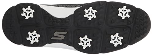 Skechers Men's Torque Twist Waterproof Golf Shoe, Black, 9 Wide