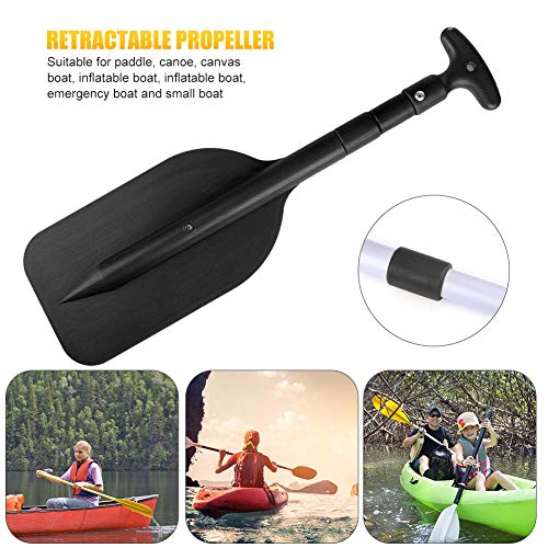 KASIQI Kayak Paddle, Telescopic Paddle Retractable Portable Telescope Rafting Boat Paddle Oar Portable Rafting Boat Floating Outdoor Kayak Water Sport