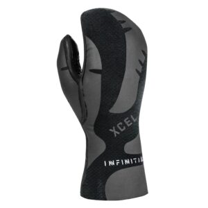 xcel infiniti mitten 5mm (black '21, small)