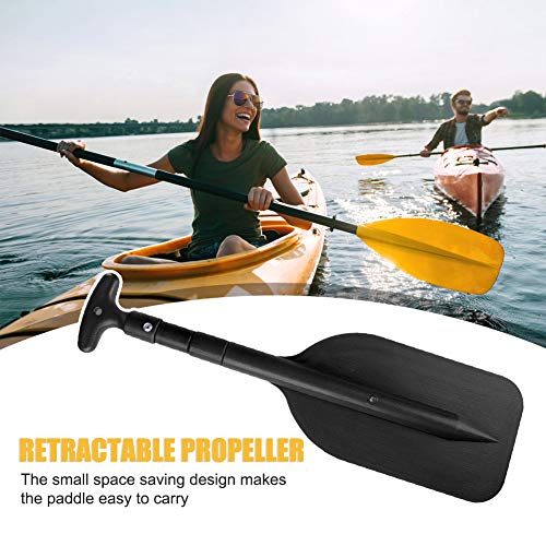 KASIQI Kayak Paddle, Telescopic Paddle Retractable Portable Telescope Rafting Boat Paddle Oar Portable Rafting Boat Floating Outdoor Kayak Water Sport