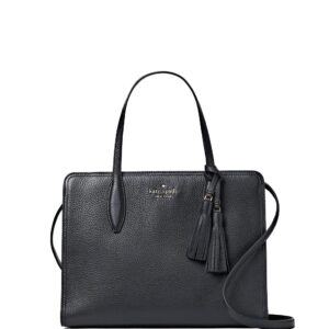 Kate Spade New York Rowe Medium Top Zip Satchel Crossbody Bag Black