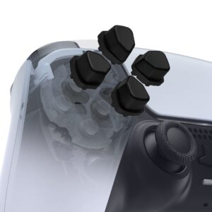 extremerate ergonomic split dpad buttons (sdp buttons) for ps5 controller, black independent dpad direction buttons for ps5 edge, for ps4 all model controller - controller not included