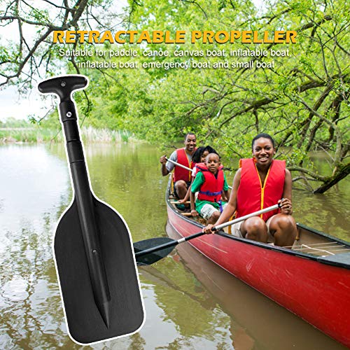 KASIQI Kayak Paddle, Telescopic Paddle Retractable Portable Telescope Rafting Boat Paddle Oar Portable Rafting Boat Floating Outdoor Kayak Water Sport