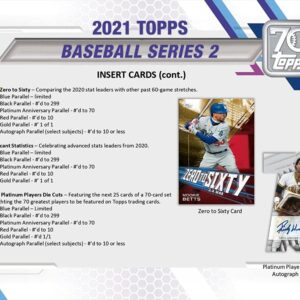 Topps 2021 Series 2 Baseball Hanger Pack