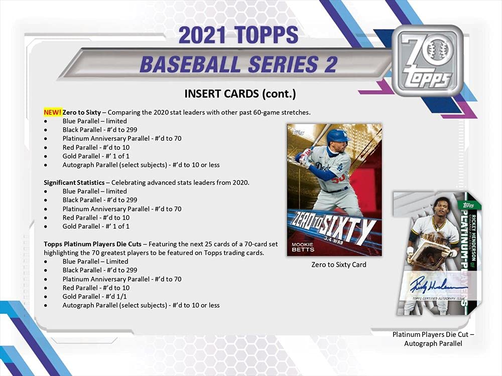 Topps 2021 Series 2 Baseball Hanger Pack