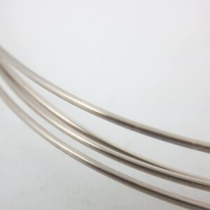 28 Gauge 14K Solid White Gold Wire Dead Soft Round 1 Foot by CRAFT WIRE