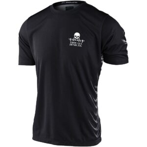 troy lee designs mens|all mountain|trail|mountain bike|service flowline short sleeve jersey (black, sm)