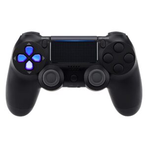 eXtremeRate Ergonomic Split Dpad Buttons (SDP Buttons) for PS5 Controller, Chameleon Purple Blue Independent Dpad Direction Buttons for PS5 Edge, for PS4 All Model Controller - Controller NOT Included