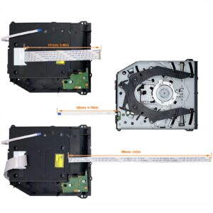 Gorliskl Blu-Ray DVD ROM Disc Drive Replacement for Playstation 4 PS4 CUH-1200 CUH-1215A CUH-1215B CUH-12XX Series,with TSW-001 PCB Board and Opening Tool