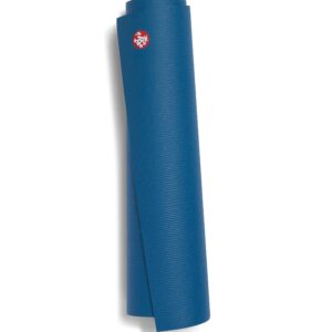 Manduka PRO Yoga Mat – Premium 6mm Thick Mat, Eco Friendly, Oeko-Tex Certified, Free of ALL Chemicals, High Performance Grip, Ultra Dense Cushioning for Support & Stability in Yoga, Pilates, Gym and Any General Fitness - 71 inches, Maldive