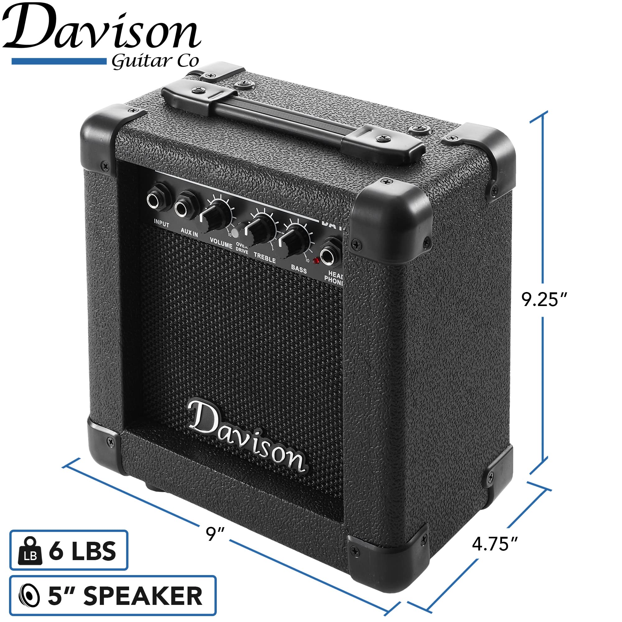 Davison Guitars 10-Watt Electric Guitar Amplifier