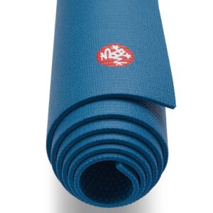 Manduka PRO Yoga Mat – Premium 6mm Thick Mat, Eco Friendly, Oeko-Tex Certified, Free of ALL Chemicals, High Performance Grip, Ultra Dense Cushioning for Support & Stability in Yoga, Pilates, Gym and Any General Fitness - 71 inches, Maldive