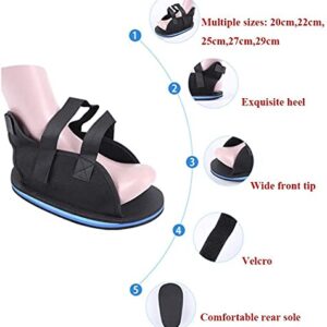 Open Toe Cast Shoes Foot Fracture Support Light Surgical Foot Protection Cast Boot Postoperative Recovery Walking Gypsum Shoe Medical Walking Shoe Foot Injuries Stable Ankle Joints Surgical Fixed Shoe